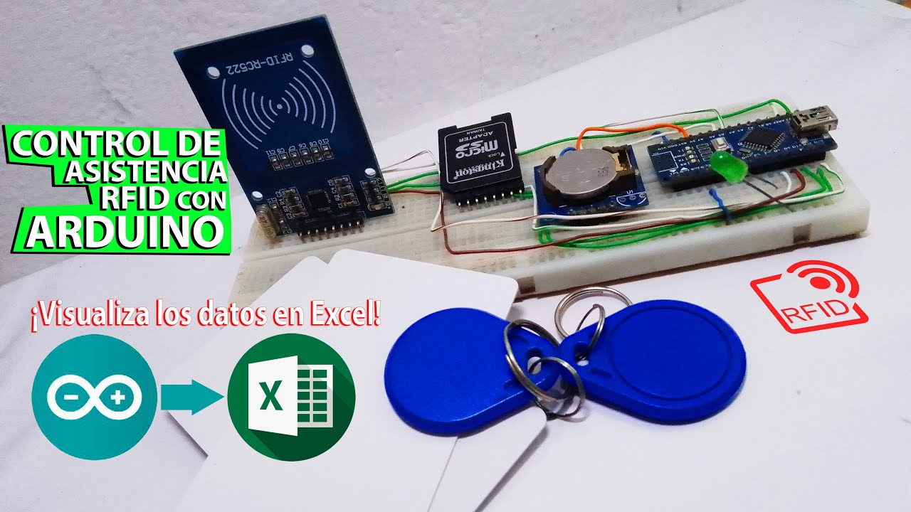 ✅⭐Realiza tu propio Control de Asistencia RFID y lleva el registro en Excel 💻  ✅⭐⭐