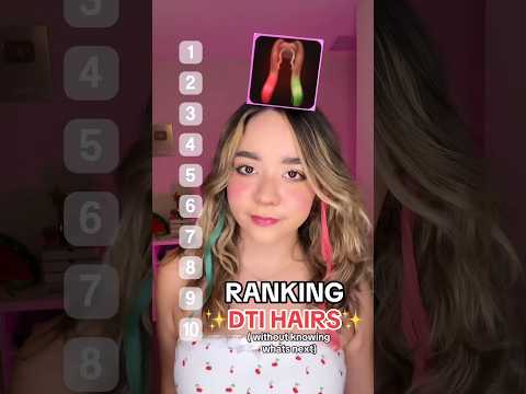 Ranking "DRESS TO IMPRESS" HAIRS on ROBLOX!