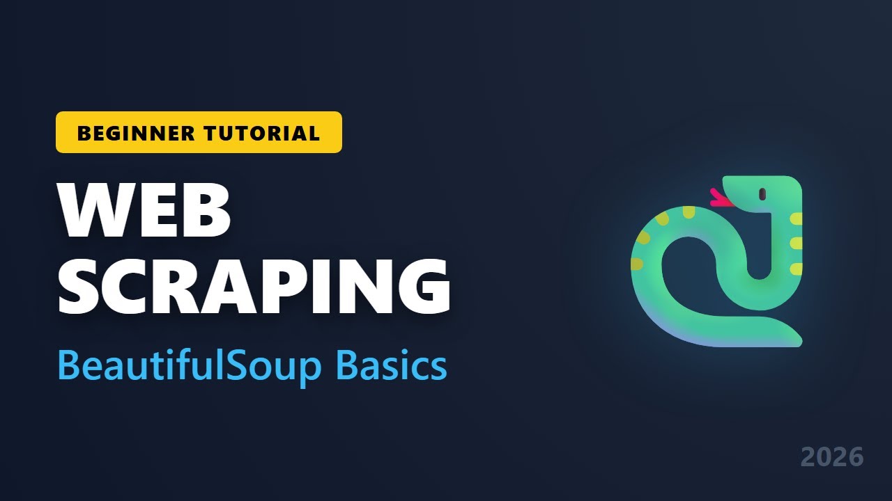 Web Scraping with Python & BeautifulSoup (2026 Beginner Guide)