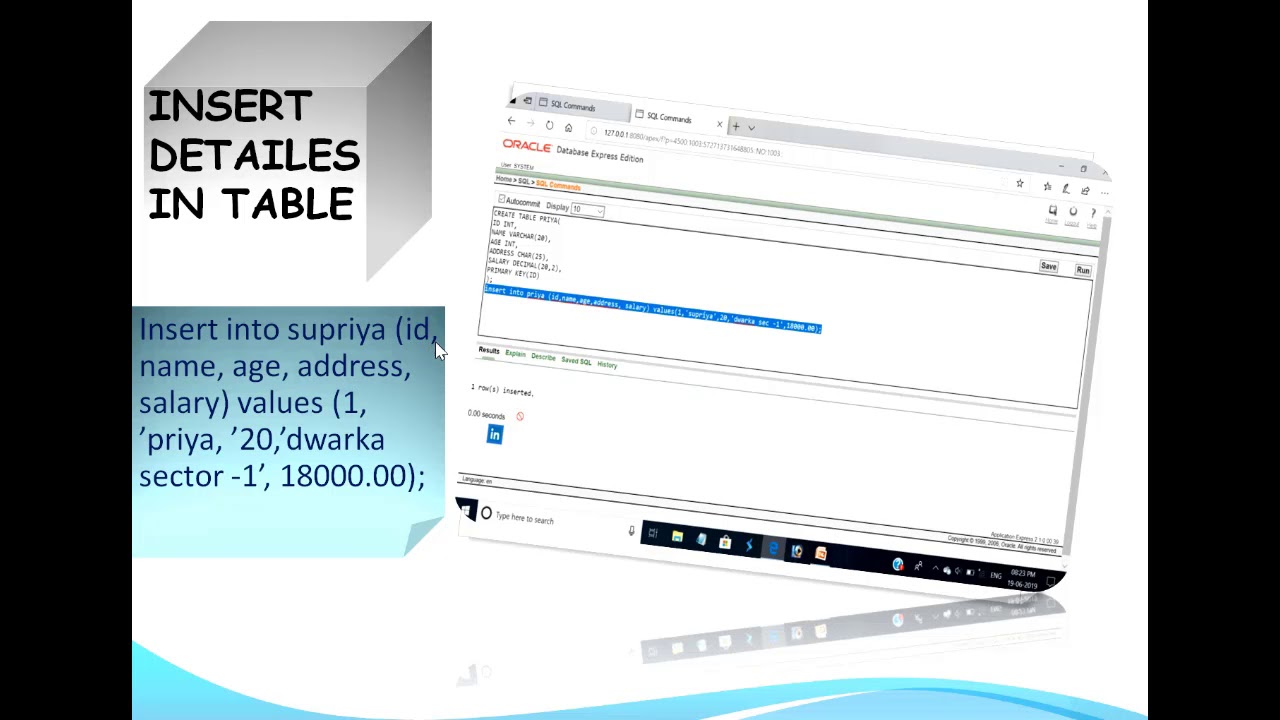 Oracel SQL Presentation || Demonstration || Quick Learning Presentation|| ppt