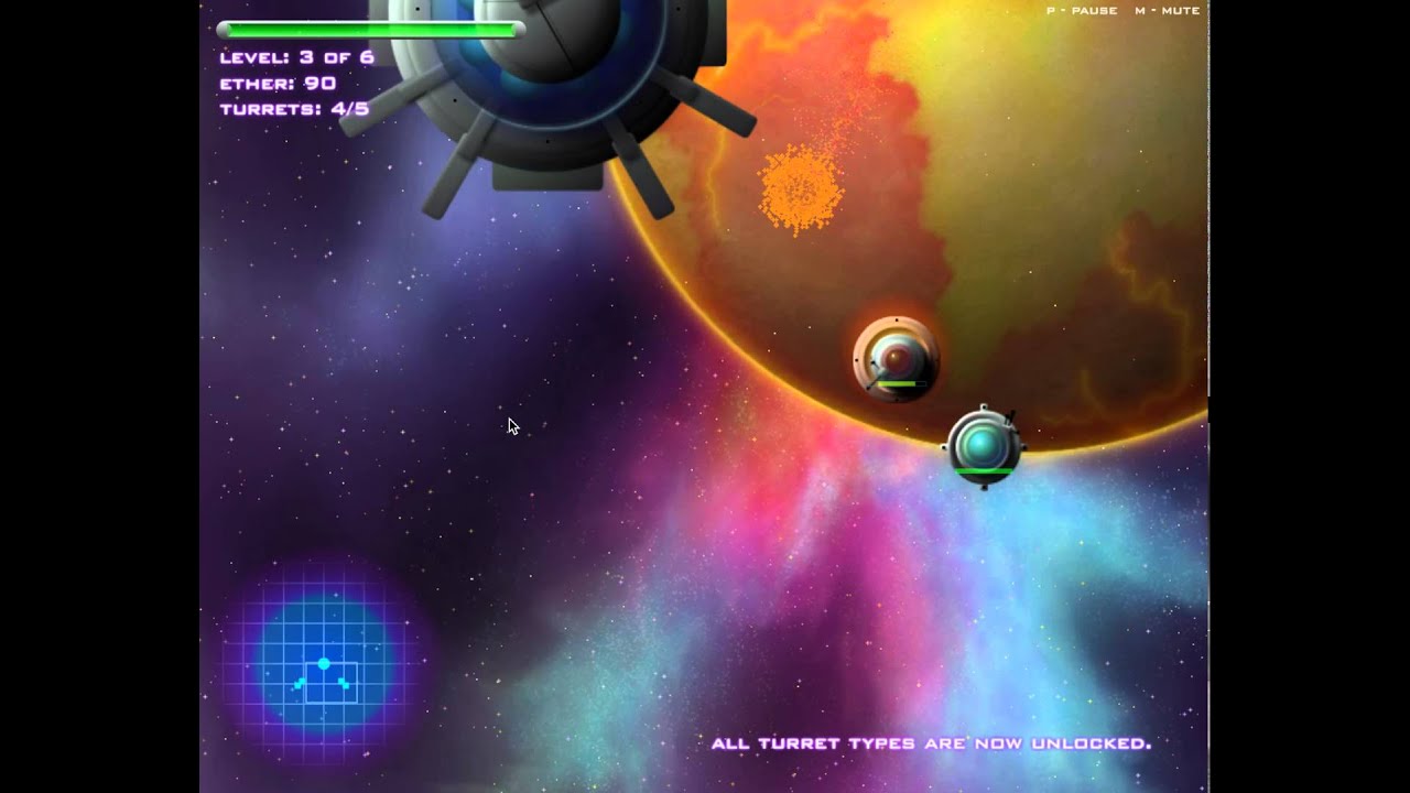 Ether: Space Defense - Mandatory Tutorial - 1