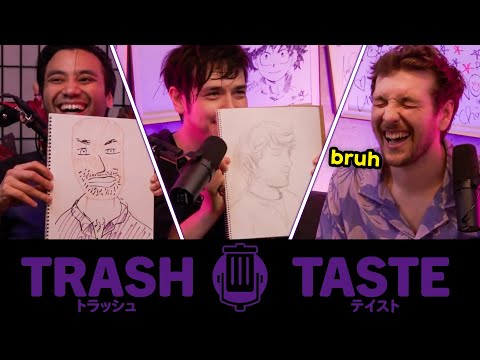 Daidus Teaches Trash Taste How to Draw | Trash Taste Stream #40