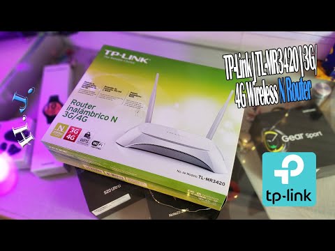 TP Link TL MR3420 3G/4G Wireless N Router Unboxing