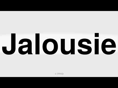 How to Pronounce Jalousie