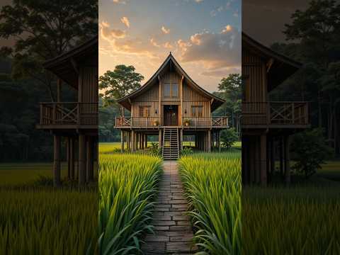 Inside a Stunning Bamboo Home on Stilts! ЁЯМЕЁЯПа | Rural Escape