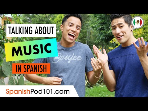 Music Vocabulary in Spanish - Spanish for beginners