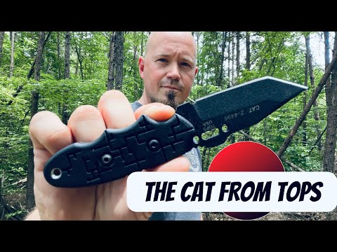 The C.A.T Fixed Tanto from Tops Knives