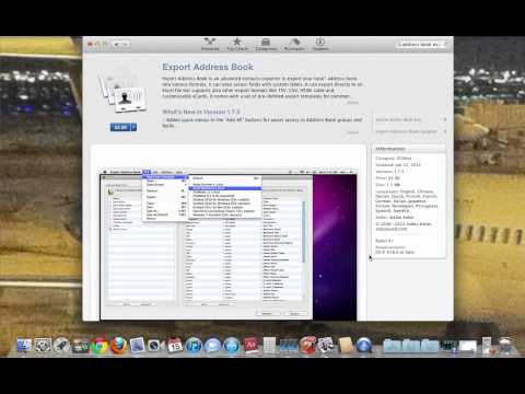 Exporting Address Book Contacts to Excel