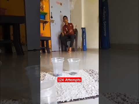 How Many Attempts Do Trickshot Take??๐คทโโ๏ธ part 1 #shortsviral #trickshots