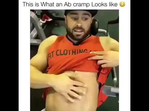 This is what an ab cramp looks like