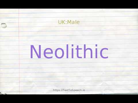 How to pronounce neolithic