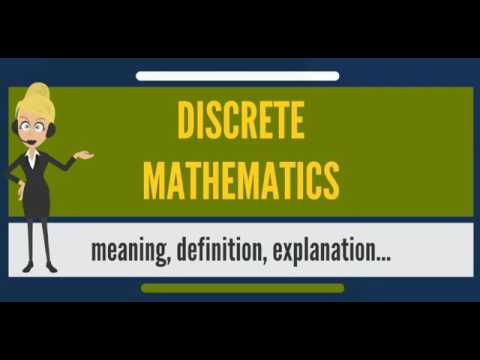 What is DISCRETE MATHEMATICS? What does DISCRETE MATHEMATICS mean?