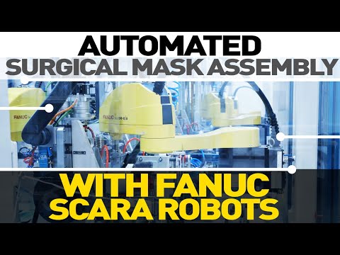 Automated Surgical Mask Assembly with SCARA robots, Courtesy of Genik