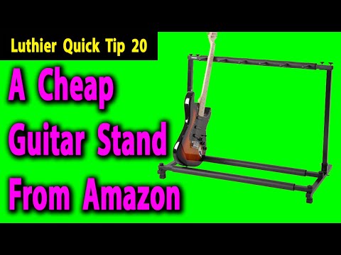 Luthier Quick Tip 20 A Cheap Guitar Stand From Amazon