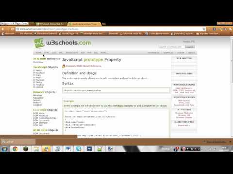 Web Reference: W3 Schools