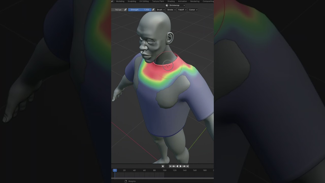 Easy clothing simulation add on! #blendertutorial #blendertips