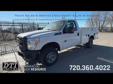 2015 Ford F250 Service / Utility Truck! 4x4 Diesel!