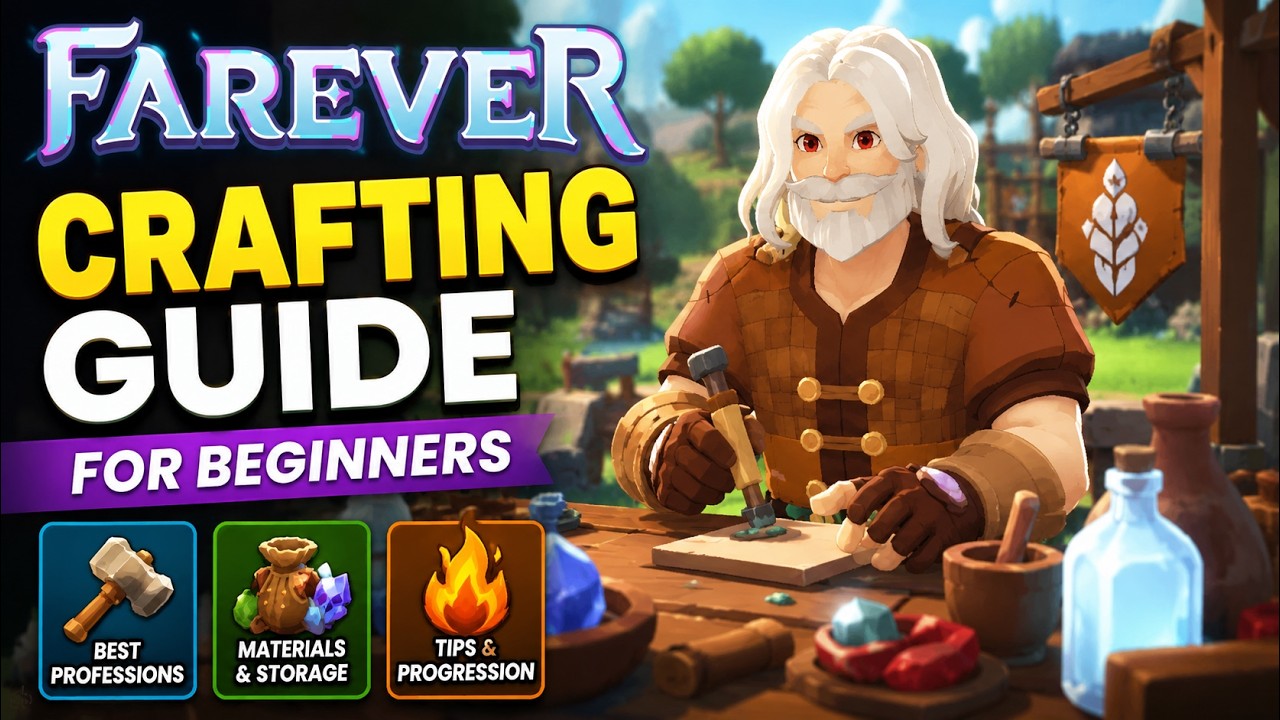 Farever Crafting Guide for Beginners | Best Professions, Progression & Crafting Tips