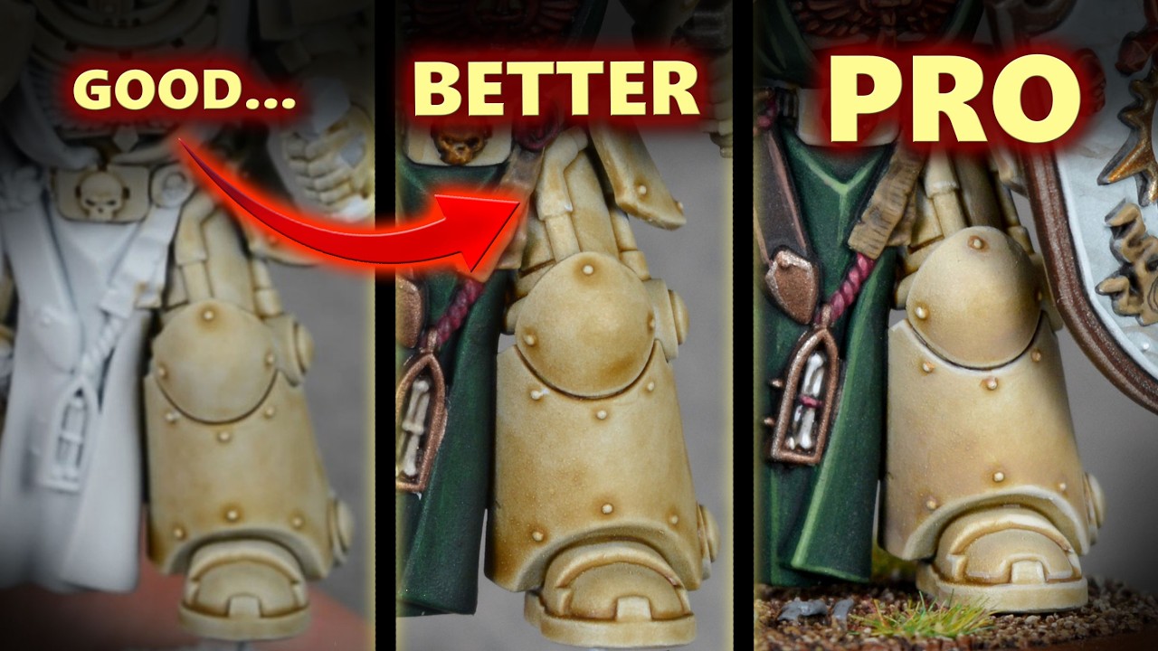 Level Up Your Contrast Painting! How to Paint a Deathwing Terminator for Warhammer 40k | Tutorial