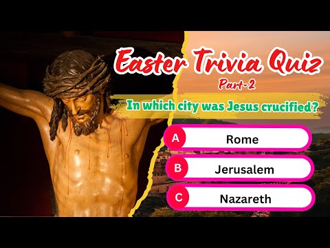 Easter quiz๐ฅ๐ฐEaster Trivia๐ผEaster Quiz| Easter Bible Trivia Game | EASTER 2025