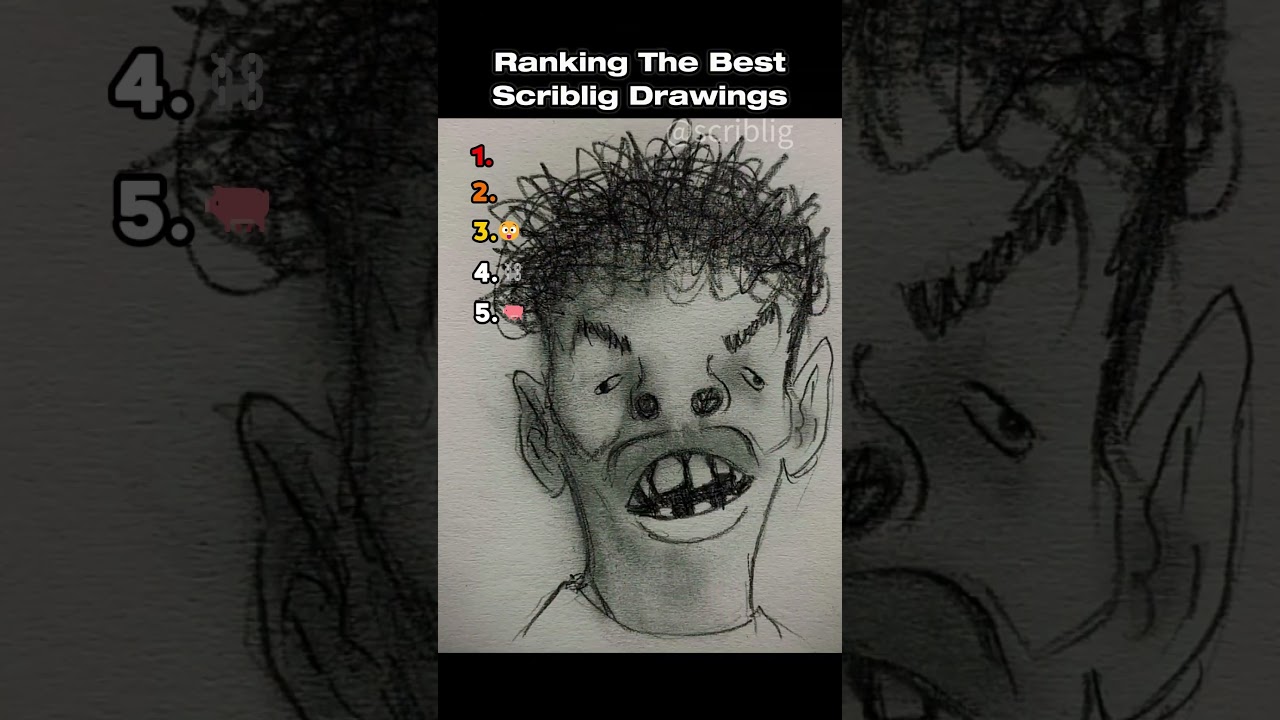 Ranking The Best Scriblig Drawings (Part 25) #ranking #funny #drawing