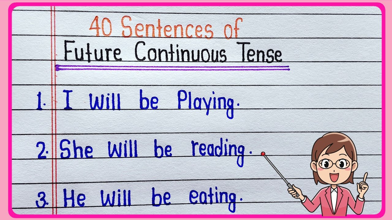 40 Sentences of Future Continuous Tense || 40 Examples of Future Continuous Tense in English Grammar