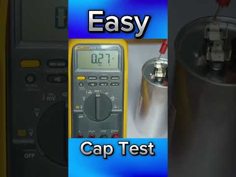 Easy AC Capacitor Test with Your Meter! Get Ready for Summer!????