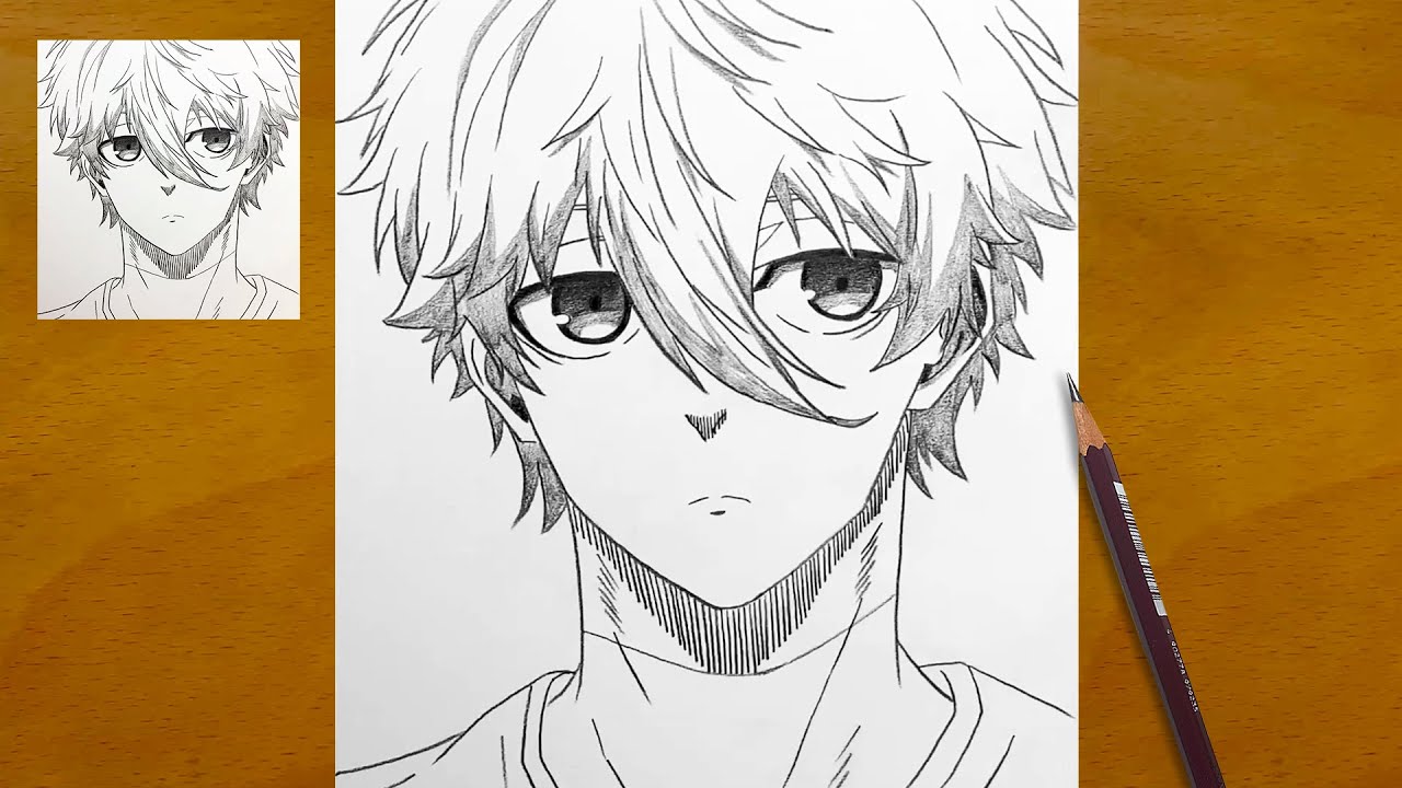 How to Draw Nagi Seishiro from Blue Lock | Amazing Sketch Art