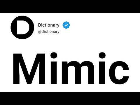 Mimic Meaning In English