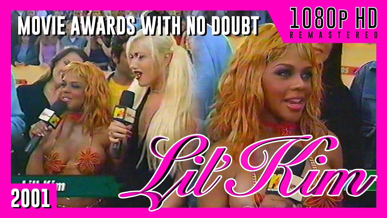 Lil' Kim x Gwen Stefani of No Doubt interview at the 2001 Movie Awards | 1080p HD Remastered