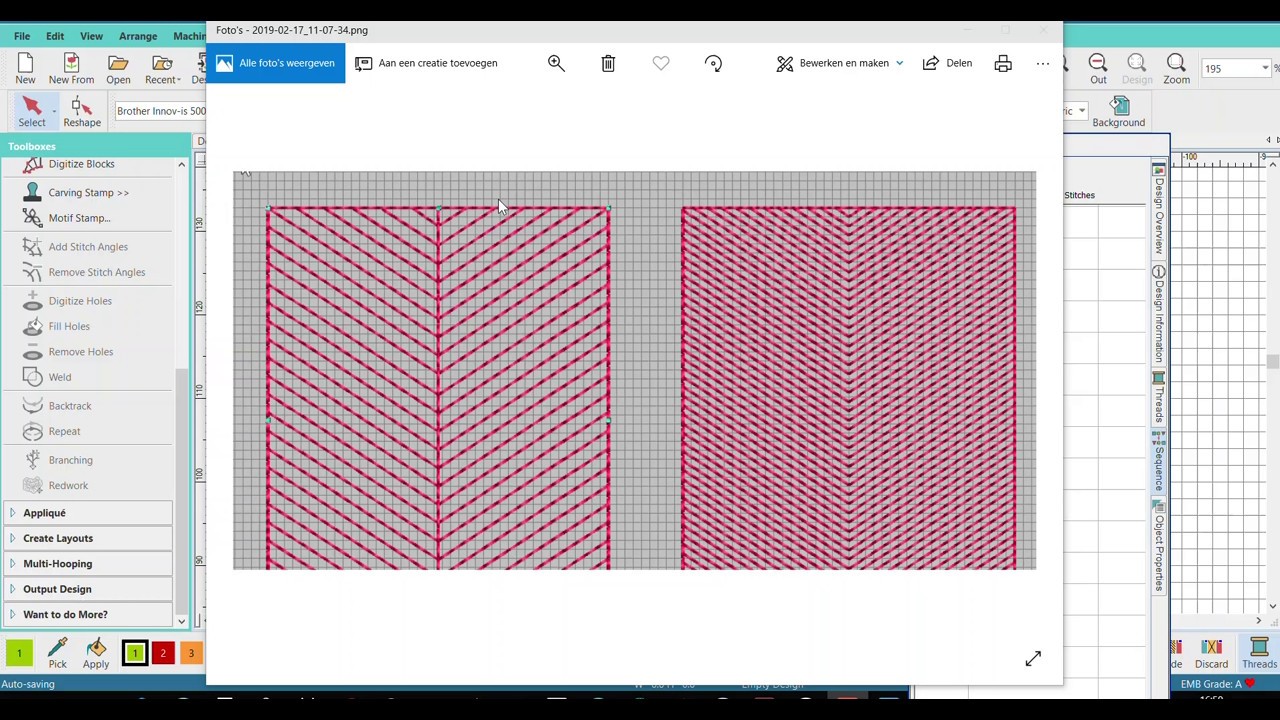 Making a wave pattern  Hatch