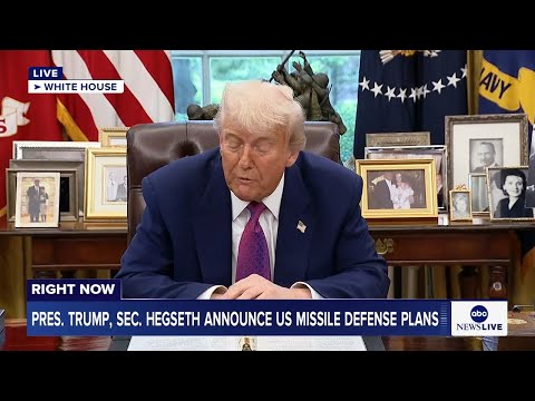 LIVE: Pres. Trump, Sec. Hegseth announce US missile defense plans