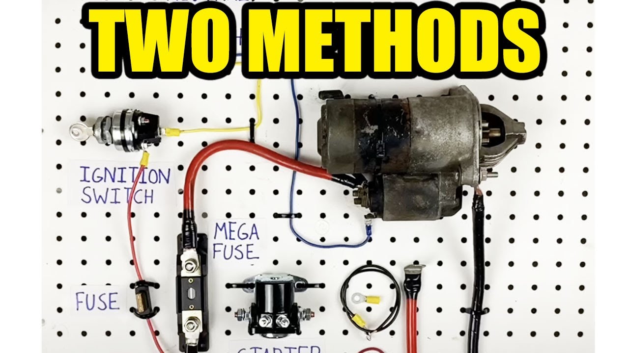 EASILY Wire Your Car Starter AND Neutral Safety Switch