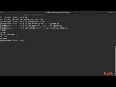 Learn Hands On Infrastructure Automation with Puppet 6 Simple Web Server | packtpub com - Mind ...