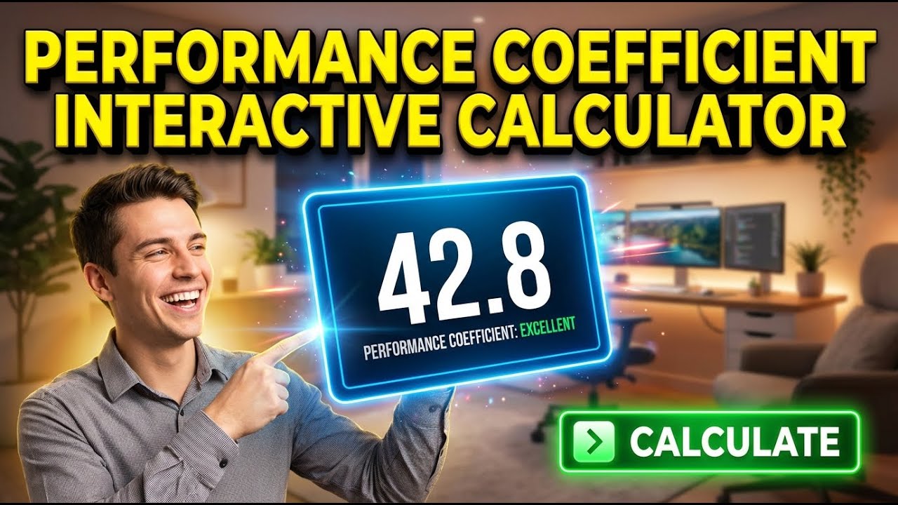 Performance Coefficient Calculator — How to Use It | Engineering Tool