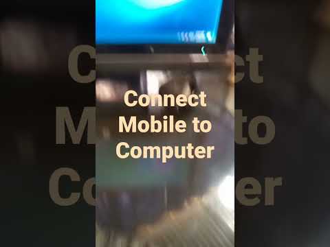 Connect Mobile to Computer#computer #connect #hotspot