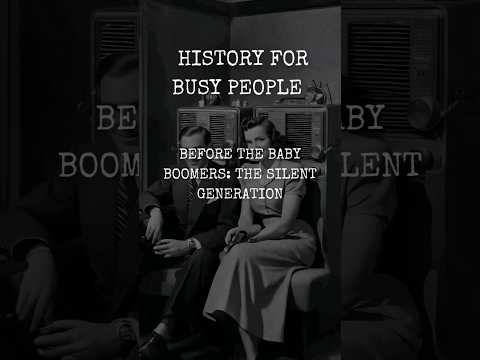 Before the Baby Boomers: The Silent Generation #history