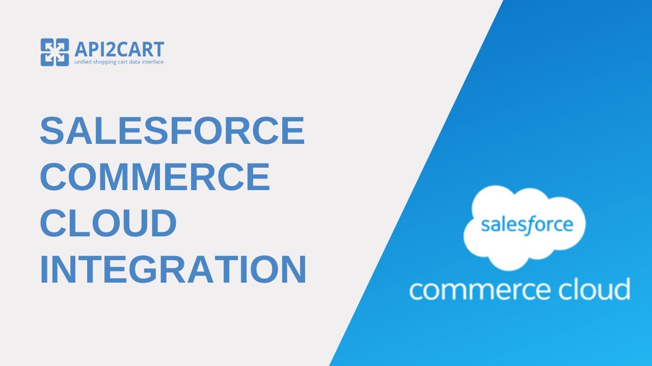 Salesforce Commerce Cloud Integration | API2Cart