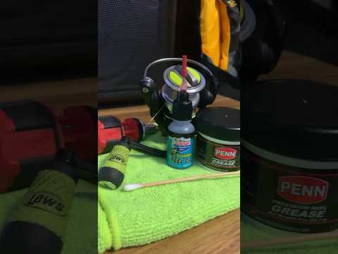 Clean, Oil, & Grease Your Spinning Reel Made EASY! 🎣 #bass #fishing #tips #how #to #shorts #fyp