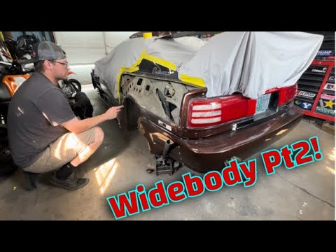 Installing Mk3 Supra Wide Body pt2