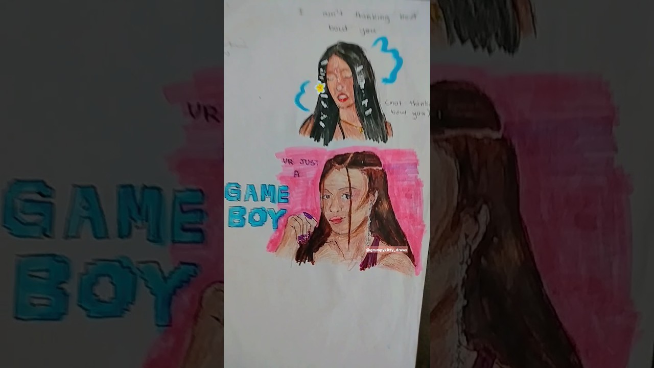 GAMEBOY lyric art - @katseyeworld 💗