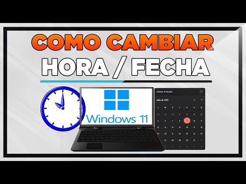 Como Cambiar La Hora y Fecha del PC en Windows 11