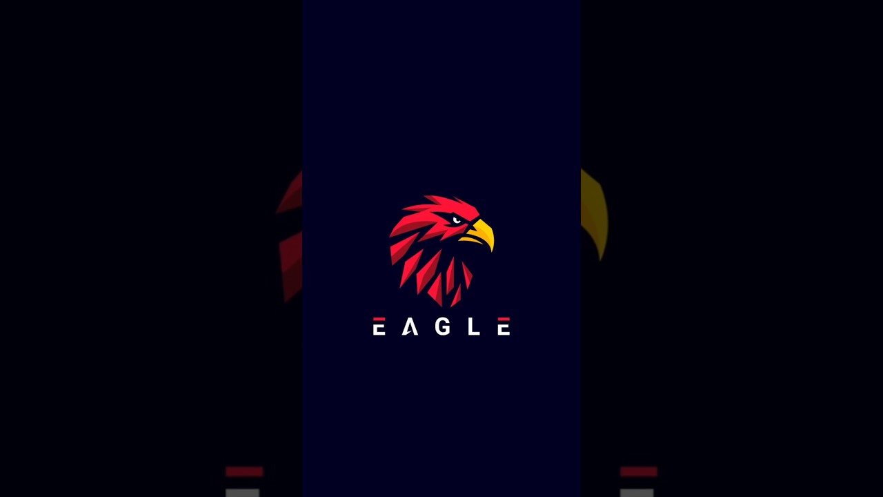 How To Design Eagle Vector Logo #howtodesignlogo #logodesign #howtocreatelogo #viralshorts