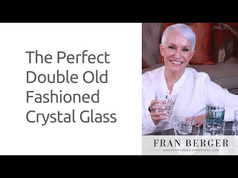 The Perfect Double Old Fashioned Crystal Glass | Fran Berger