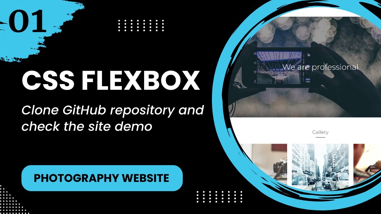 Flexbox #1 - Clone GitHub repository and check the site demo