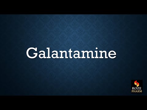 Galantamine pronunciation, dementia, Alzheimer's medicine, drug, USMLE, How to say Roze Pharm