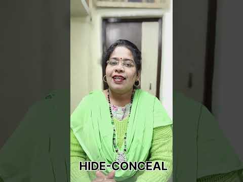 @ELLC SYNONYM SERIES: HURRY-HASTEN & HIDE-CONCEAL