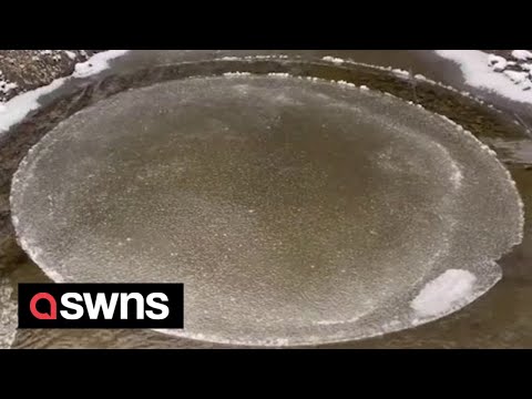 Spinning Ice Disk Captured in Scotland | 15 Minute Fun