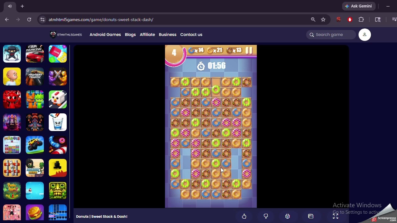 Donuts | Sweet Stack & Dash!🎮ETMHtml5Games🎮