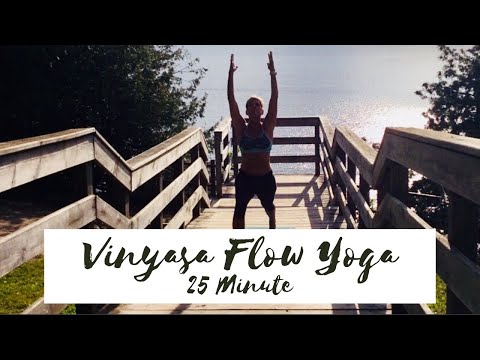 VINYASA FLOW YOGA | 25 MIN OUTDOOR FLOW | DOOR COUNTY YOGA | POWER YOGA SEQUENCE